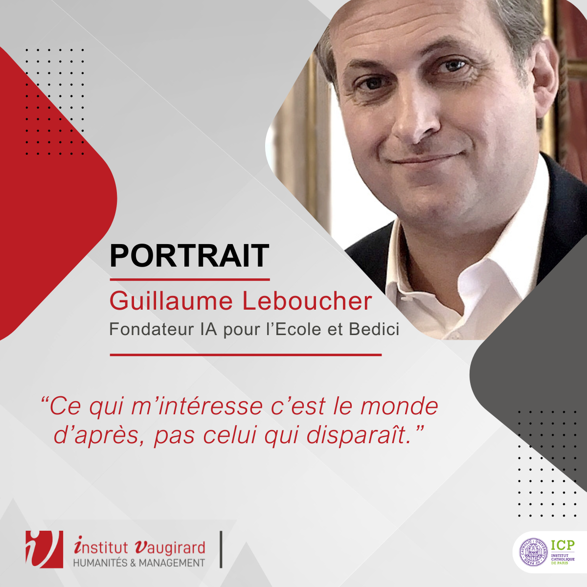 Guillaume Leboucher - Portrait Alumni Institut Vaugirard Humanités et ...